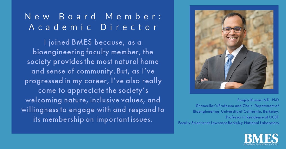 MEET OUR NEW ACADEMIC DIRECTOR - Sanjay Kumar, MD, PhD